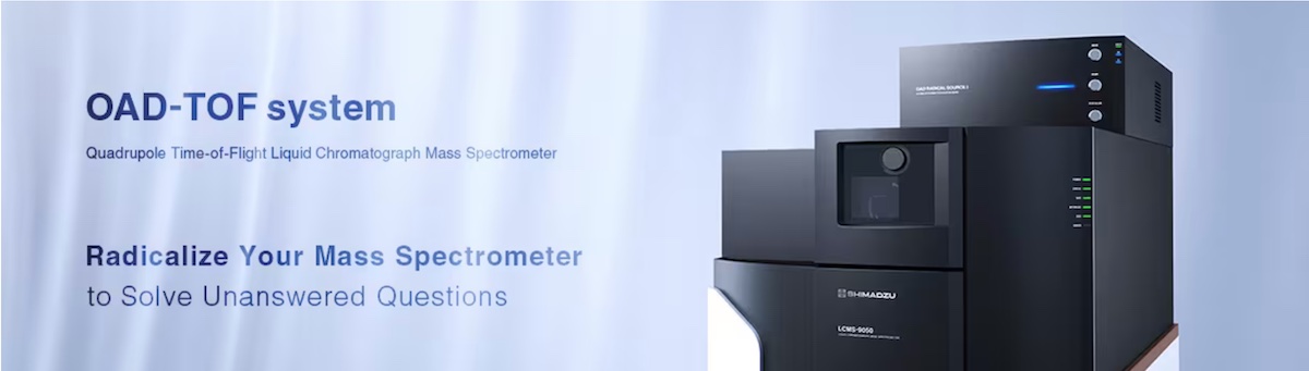 OAD-TOF system, the World’s First Quadrupole Time-of-Flight Mass Spectrometer system Equipped ...